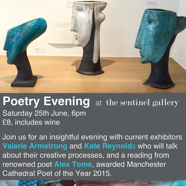 Valerie Armstrong & Kate Reynolds: Poetry Evening at Sentinel Gallery ...